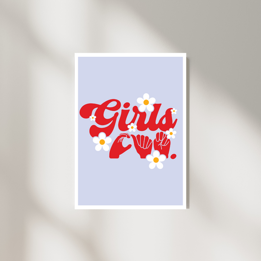 Art Prints/Posters – Girl and Creativity